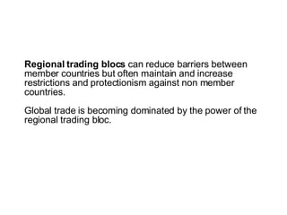 3 Trade Blocs And Development | PPT