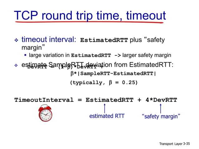 Ch3 Transport Layer Network Ppt 