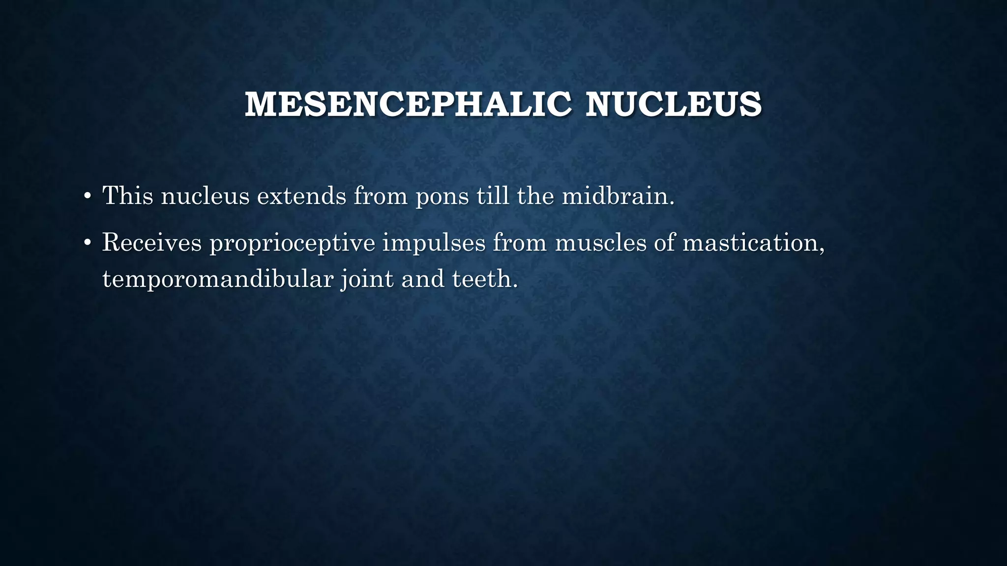 Trigeminal nerve and its course | PPTX