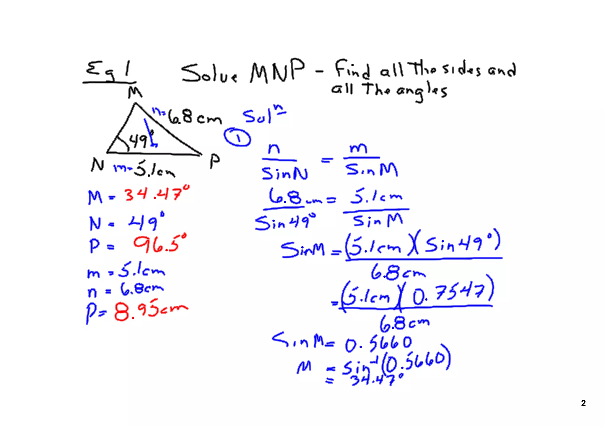 3 Trigonometry sine Law PPT 3-trigonometry-sine-law-ppt
