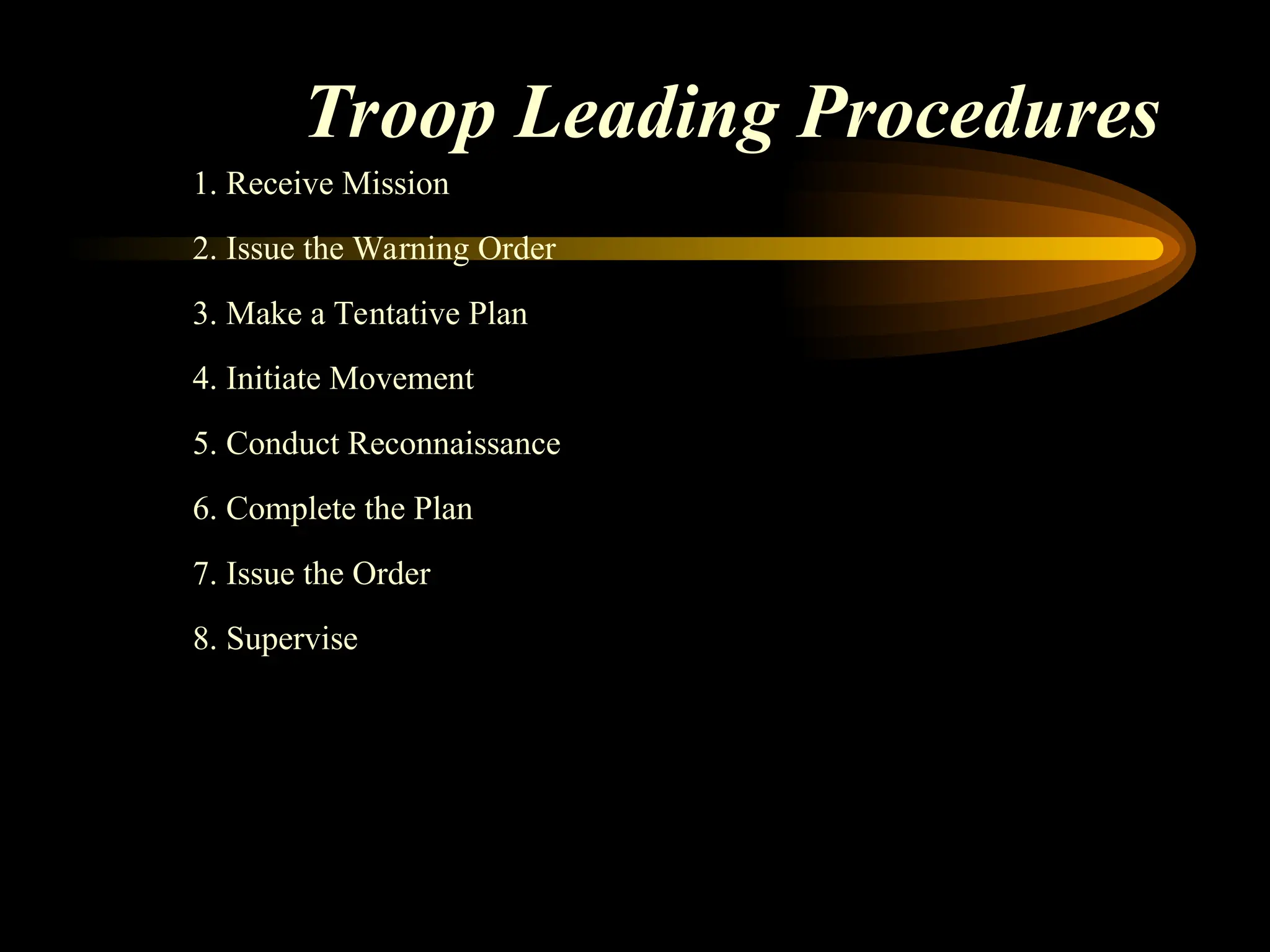 3-Troop-Leading-Procedures-1.ppt rotc ppt | PPT
