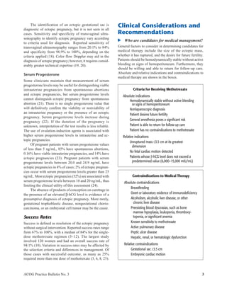 3 tubal pregnancy medical management 1998 | PDF