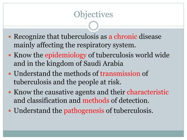 Impact of tuberculosis pathogenesis and management | PPT