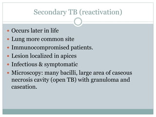 Impact of tuberculosis pathogenesis and management | PPTX