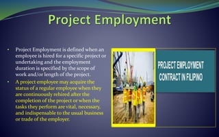 Types of Employment in the Philippines | PPTX
