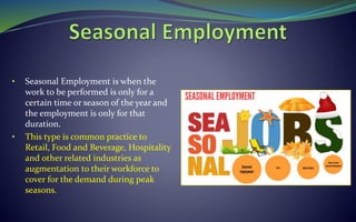 Types of Employment in the Philippines | PPTX