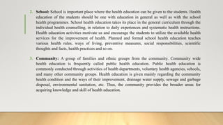 HEALTH EDUCATION | PPTX