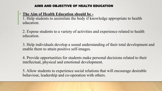 HEALTH EDUCATION | PPTX