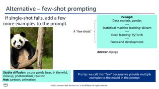 Using pretrained FM Models AWS prompt engineering | PDF