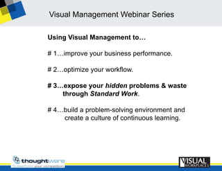 # 3 PPT - Expose Your Hidden Problems Using Visual Management | PPTX