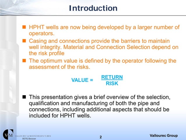 HPHT Casing and Tubing: Standards and Specifications – Presented by ...