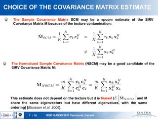 HETEROGENEOUS CLUTTER MODEL FOR HIGH RESOLUTION POLARIMETRIC SAR DATA ...