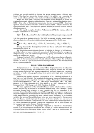 3. vasiliniuc i., patriche c. selecting parameters for a soil quality index | PDF