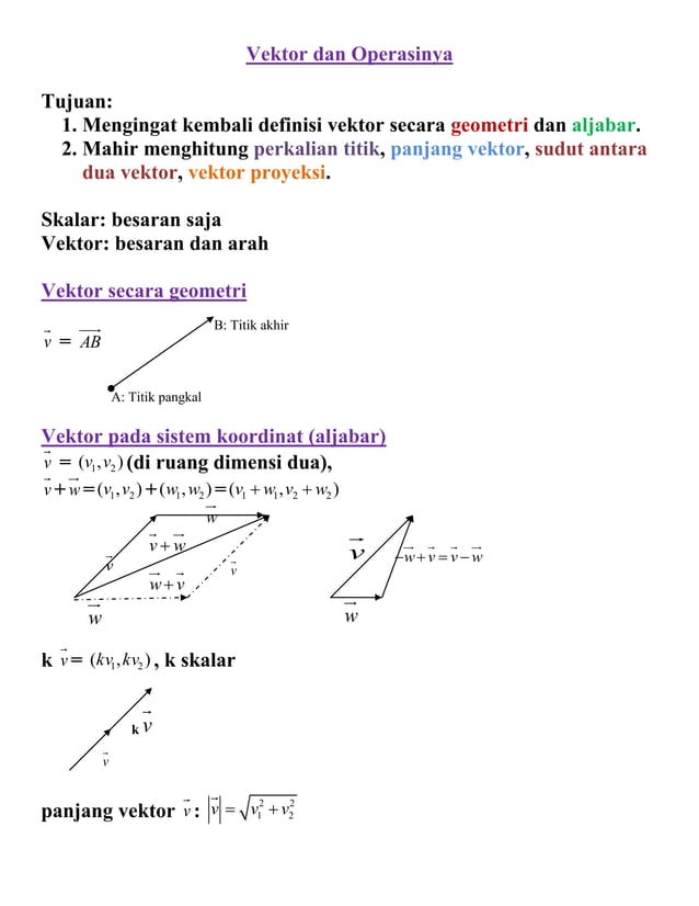 3 vektor-dan-operasinya-v2011 | PDF