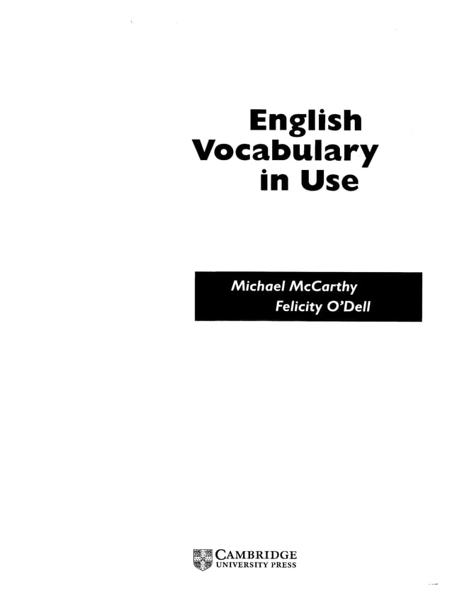 3.vocabulary in use advanced | PDF