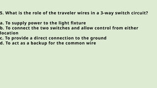 3-WAY SWITCH pptx in electrical technology | PPTX