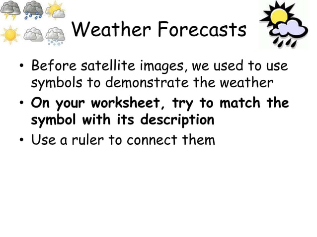 3 weather forecasts and reports | PPT