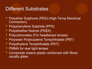 What_Are_Substrates used in car body in BIW | PPT