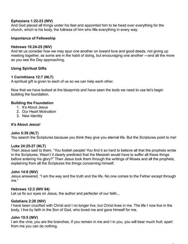 3. What is Foundational for Discipling Someone? Notes (Letter Sized) | PDF