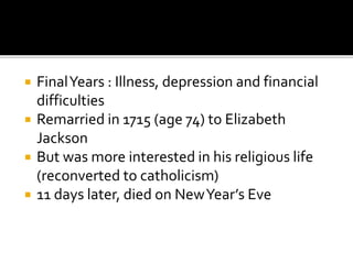 3 william wycherley s biography | PPTX