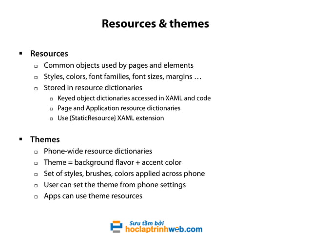 3 windows-phone8-introduction-m3-slides | PPT