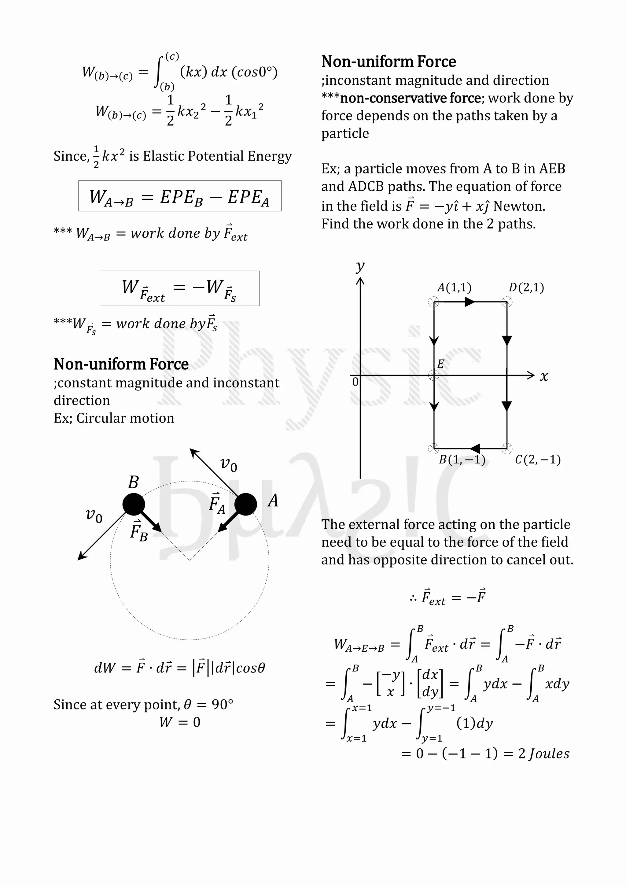 3). work & energy (finished) | PDF