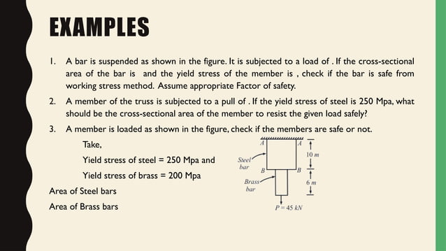 working stress method of design of structures | PPTX
