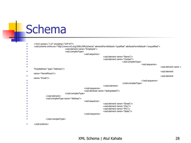3 xml namespaces and xml schema | PPT