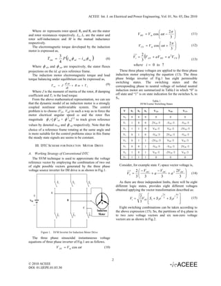 Fuzzy Speed Regulator for Induction Motor Direct Torque Control Scheme | PDF