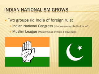 30.4 nationalism in india and southwest asia | PPTX
