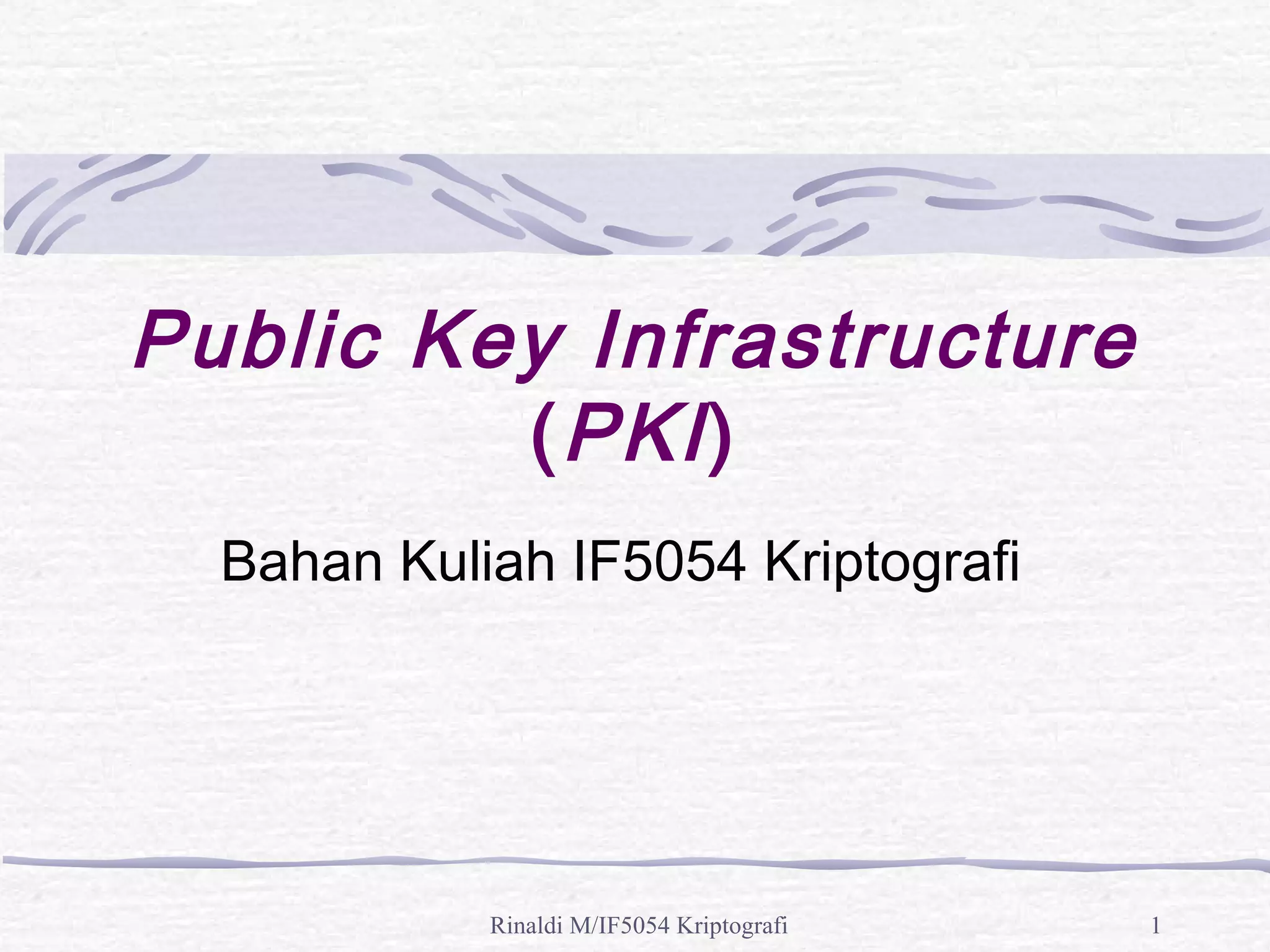 30.public key infrastructure (pki) | PPT