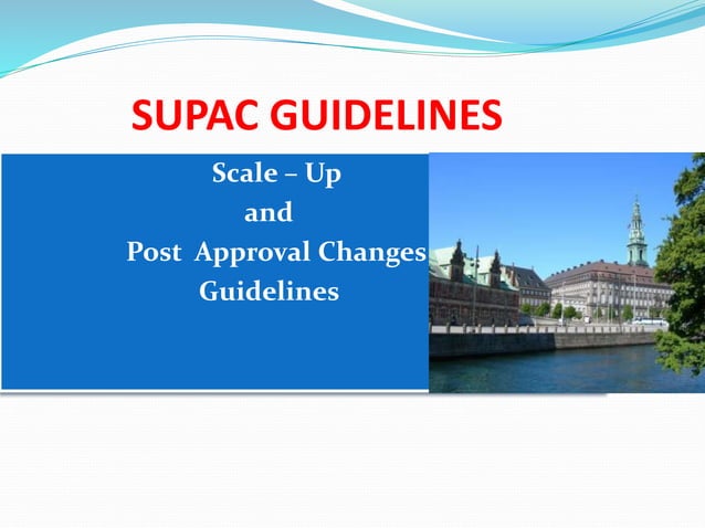 process automation and supac guideline | PPTX | Pharmaceutical Industry ...