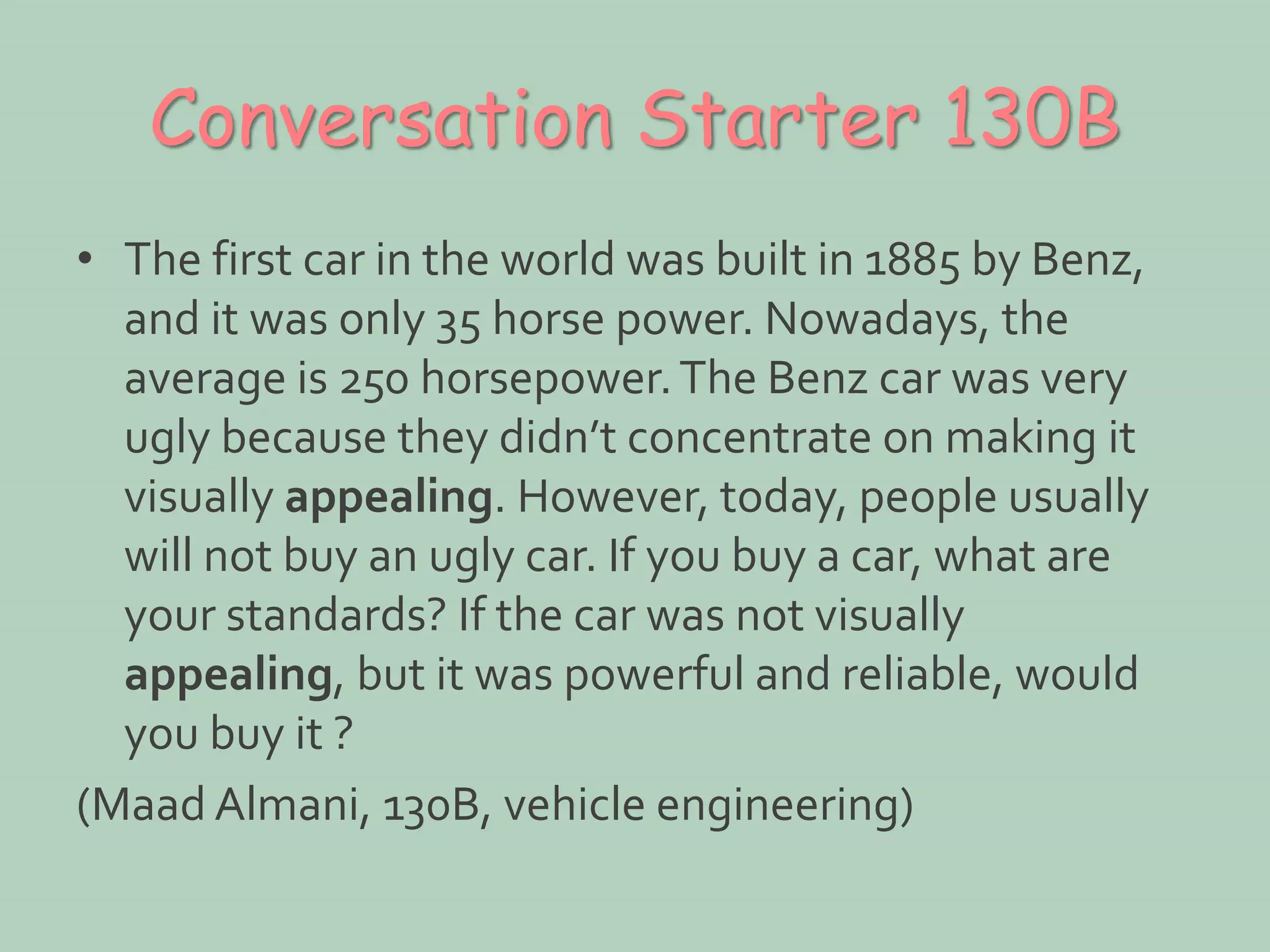 30. conversation starters, transcription examples, and past continuous ...
