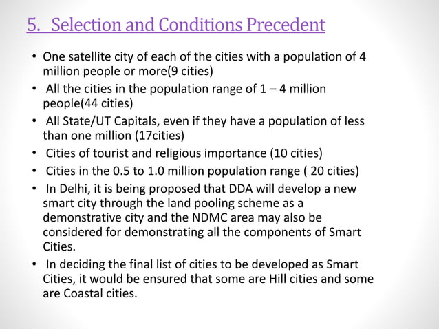 Selection and Conditions Precedent | PPT