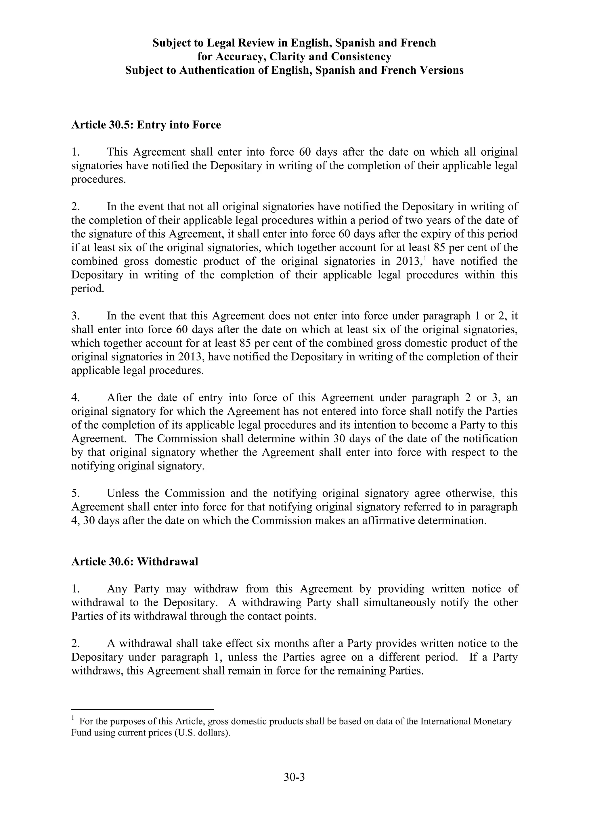 Chapter 30 : Final provisions | PDF