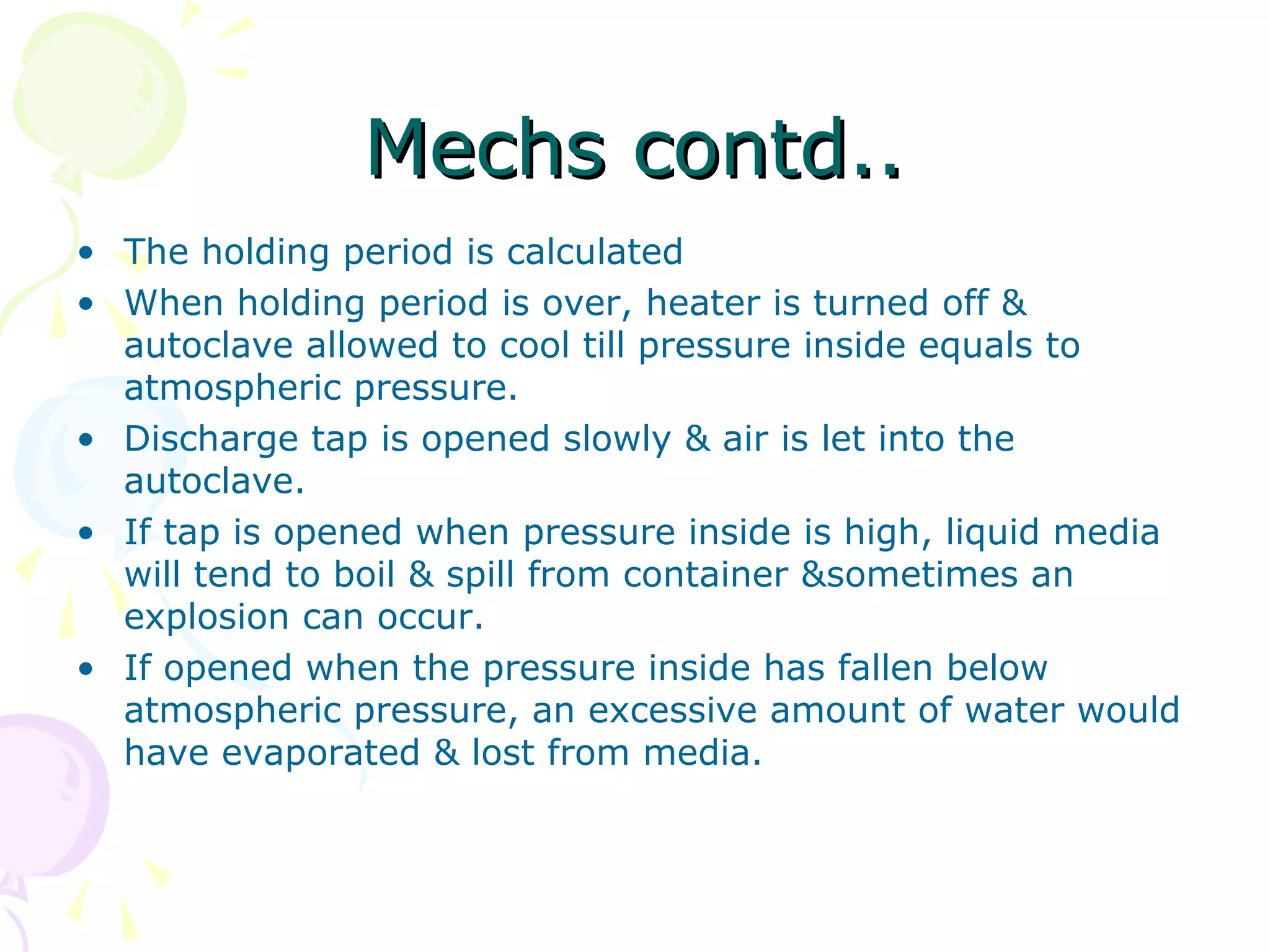 Moist Heat Sterilization- a review | PPT