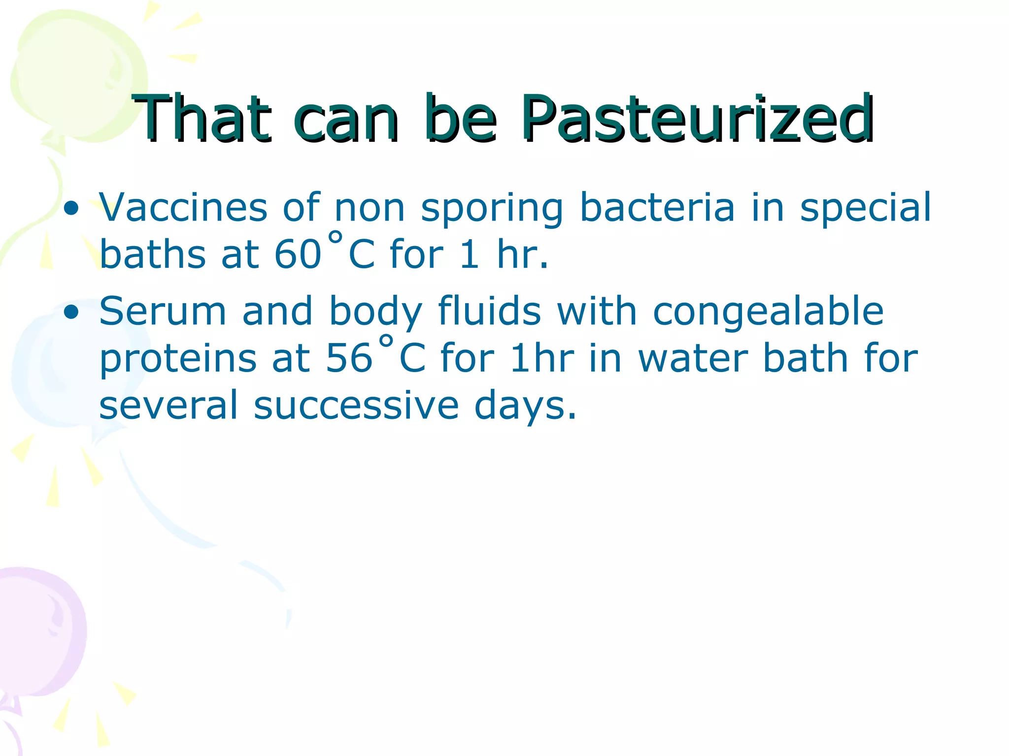 Moist Heat Sterilization- a review | PPT