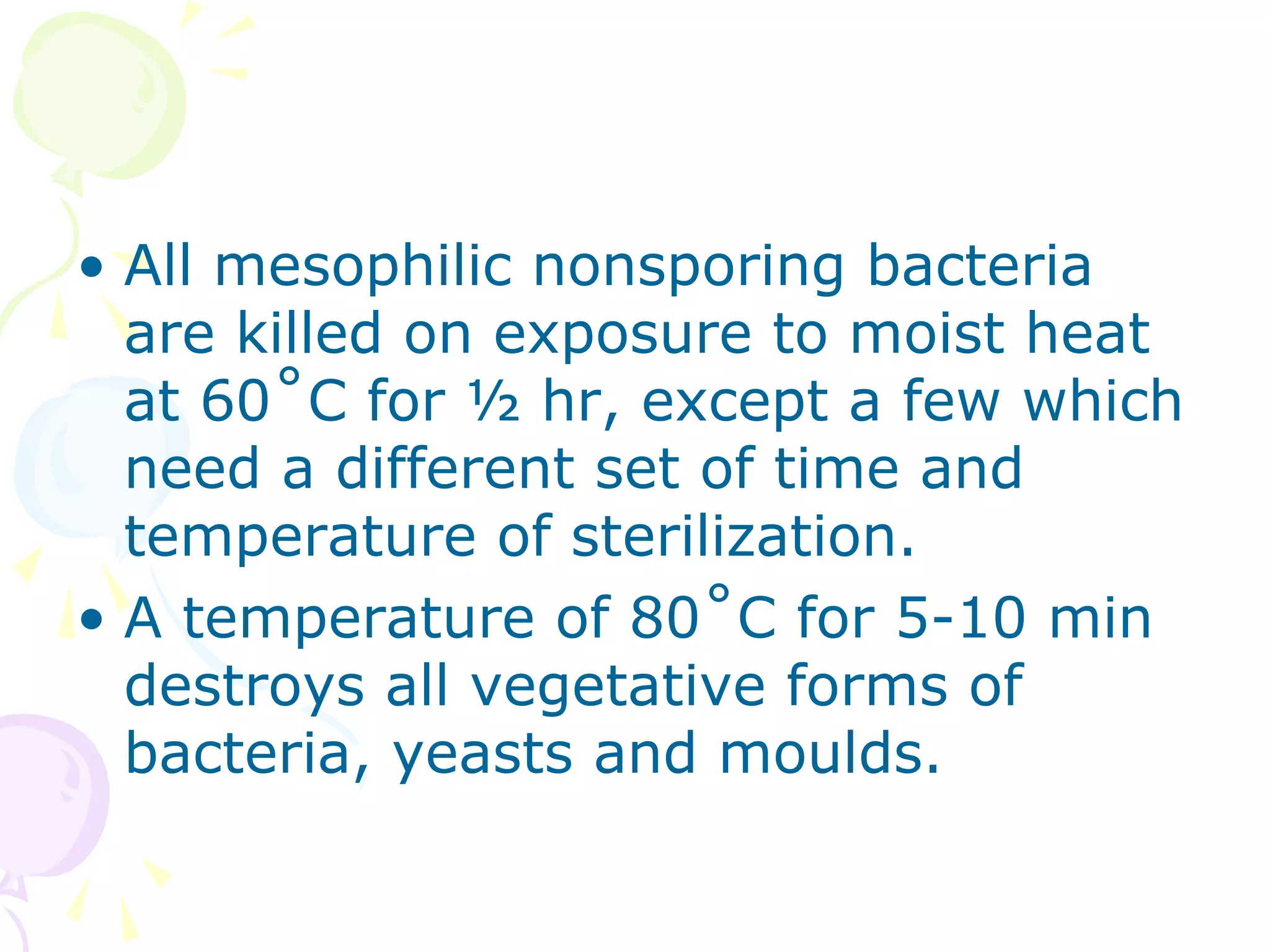 Moist Heat Sterilization- a review | PPT