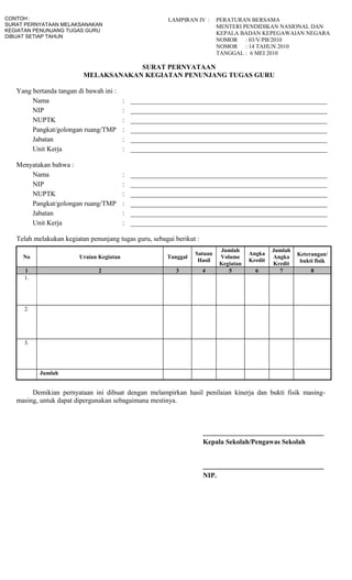 30. lampiran ii, iii dan iv (word) teu kedah | PDF