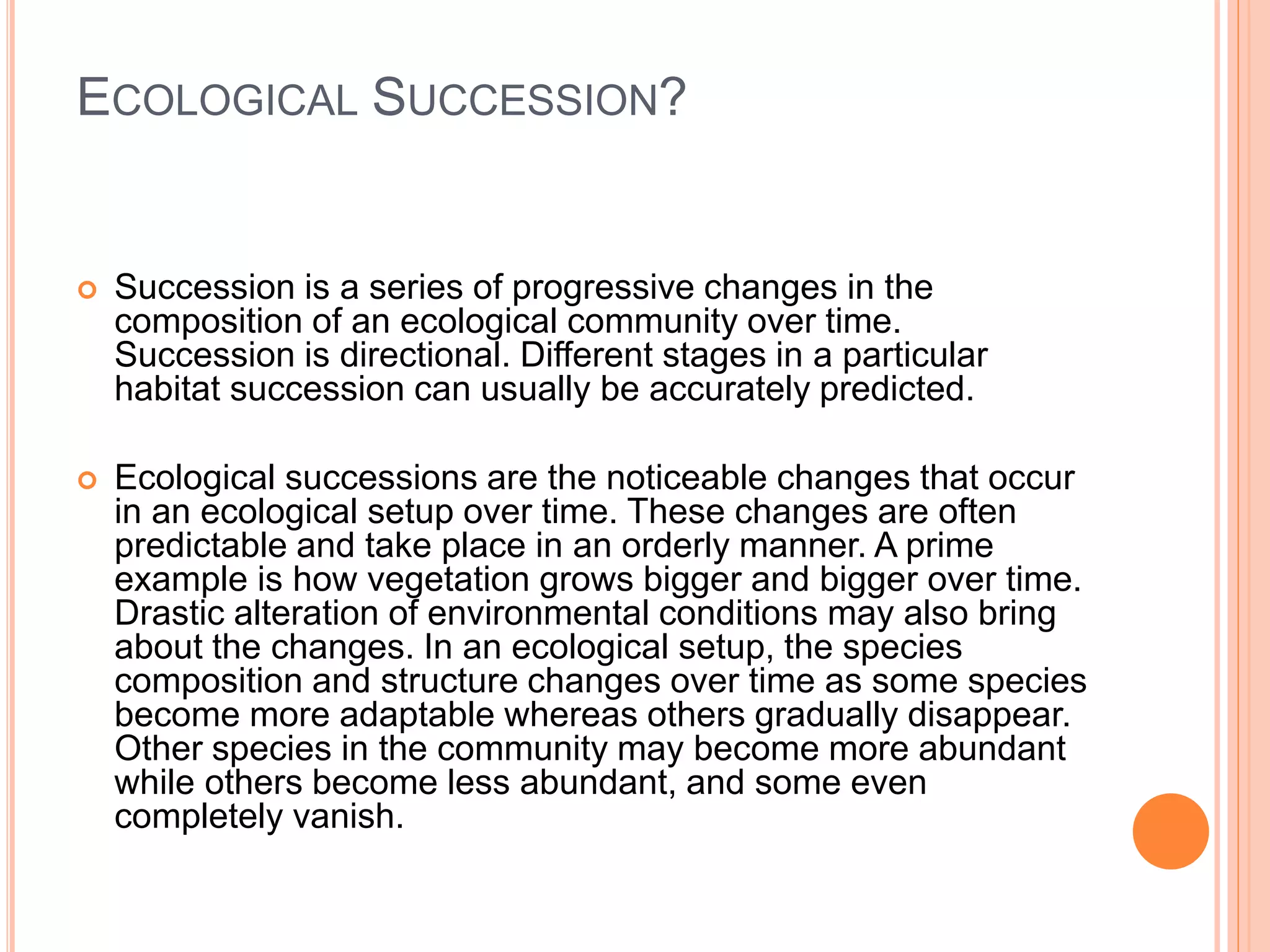 30.biodiversity and ecological succession A Presentation By Mr. Allah ...