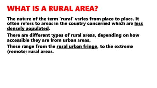GEOGRAPHY IGCSE: FOOD INDUSTRY - RURAL ENVIRONMENTS | PPT