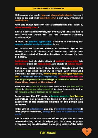 Aesthetic Appreciation: Philosophy | PDF