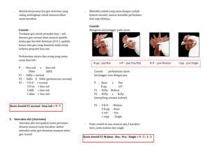 POLA PEWARISAN SIFAT DAN PENYIMANGAN HUKUM MENDEL (BIOLOGI SMA) | PDF