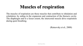 Respiratory muscles training program | PPTX