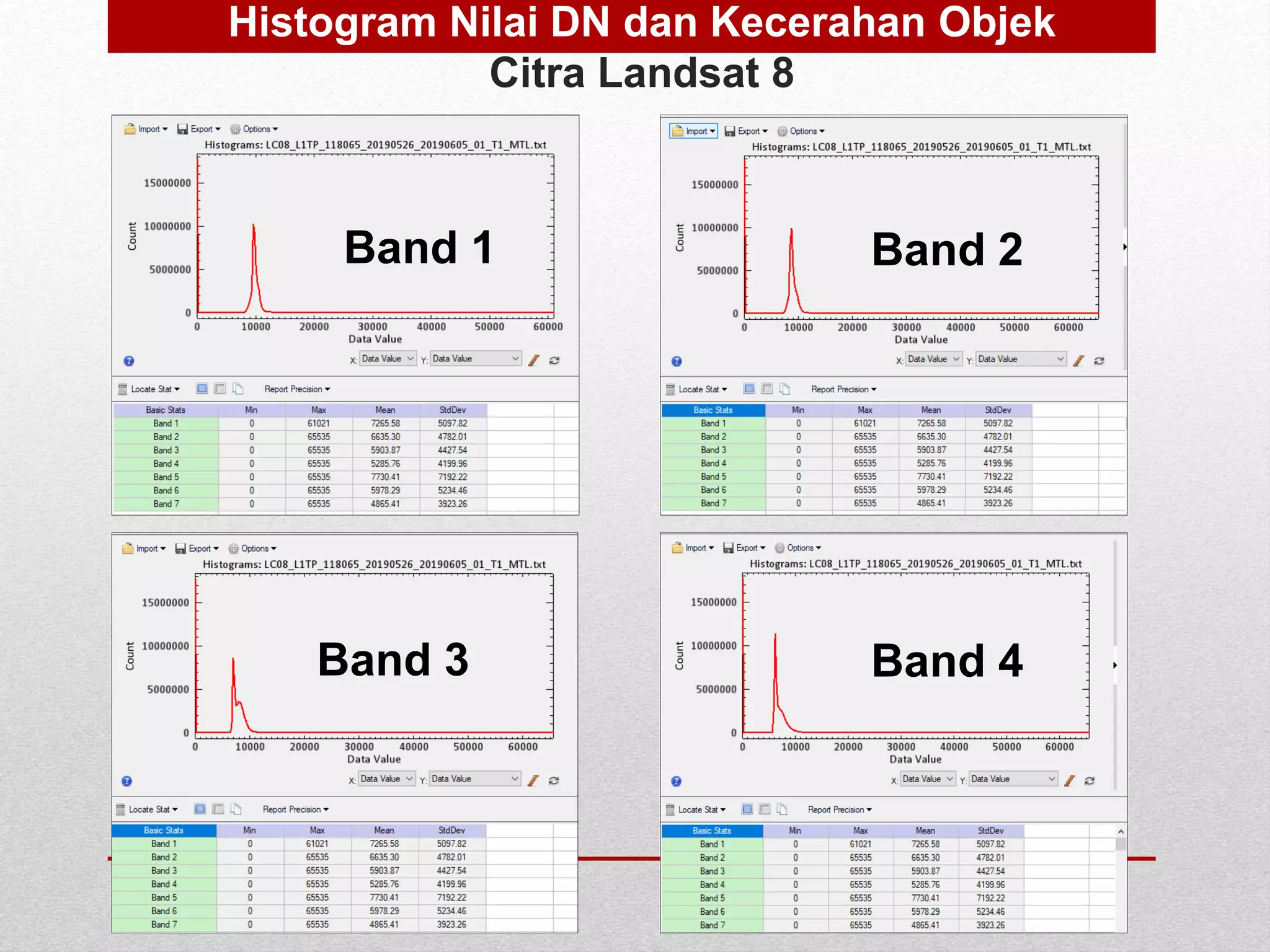 Pemrosesan Dasar Citra Satelit (Landsat) | PDF