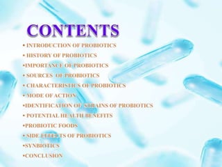Probiotics | PPTX
