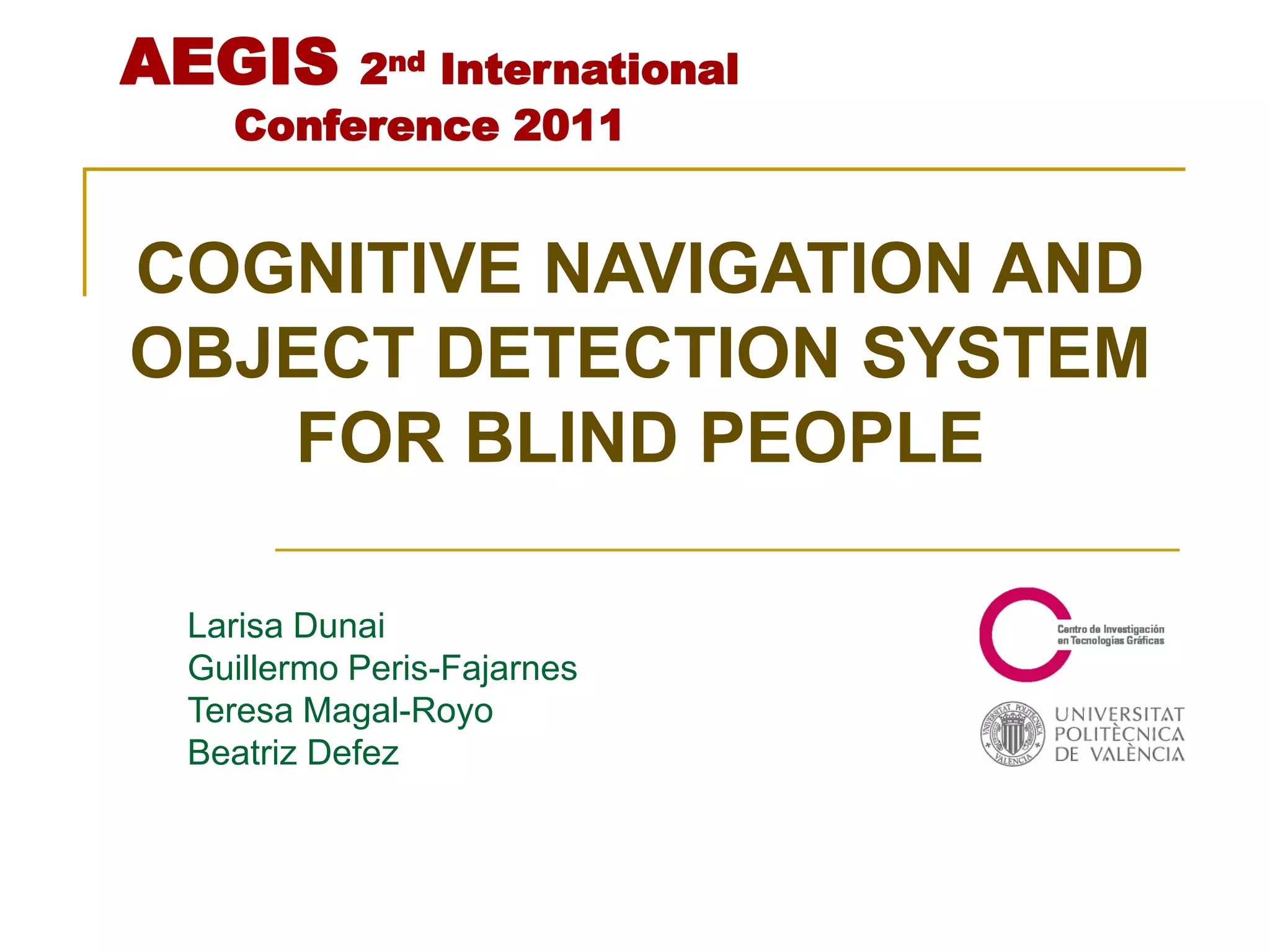 30 31 cognitive navigation and object detection system for blind people ...