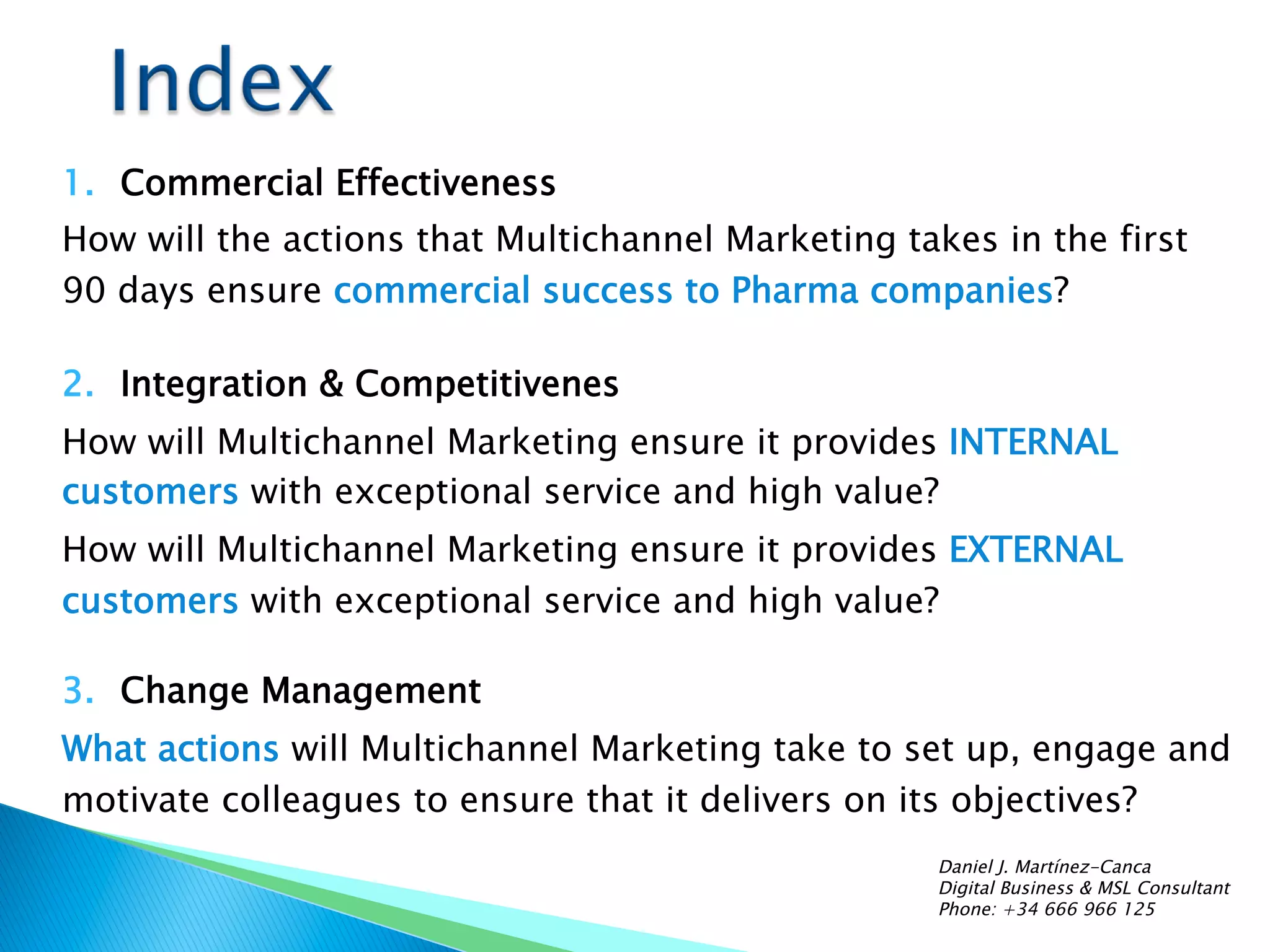 30 60-90 multichannel business model guidelines | PPT