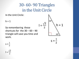 30 60-90 triangles | PPTX