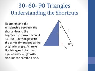 30 60-90 triangles | PPTX